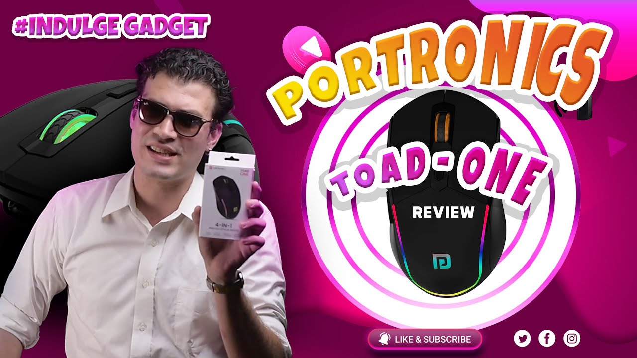 Indulge Gadgets: Portronics wireless mouse TOAD ONE review - YouTube