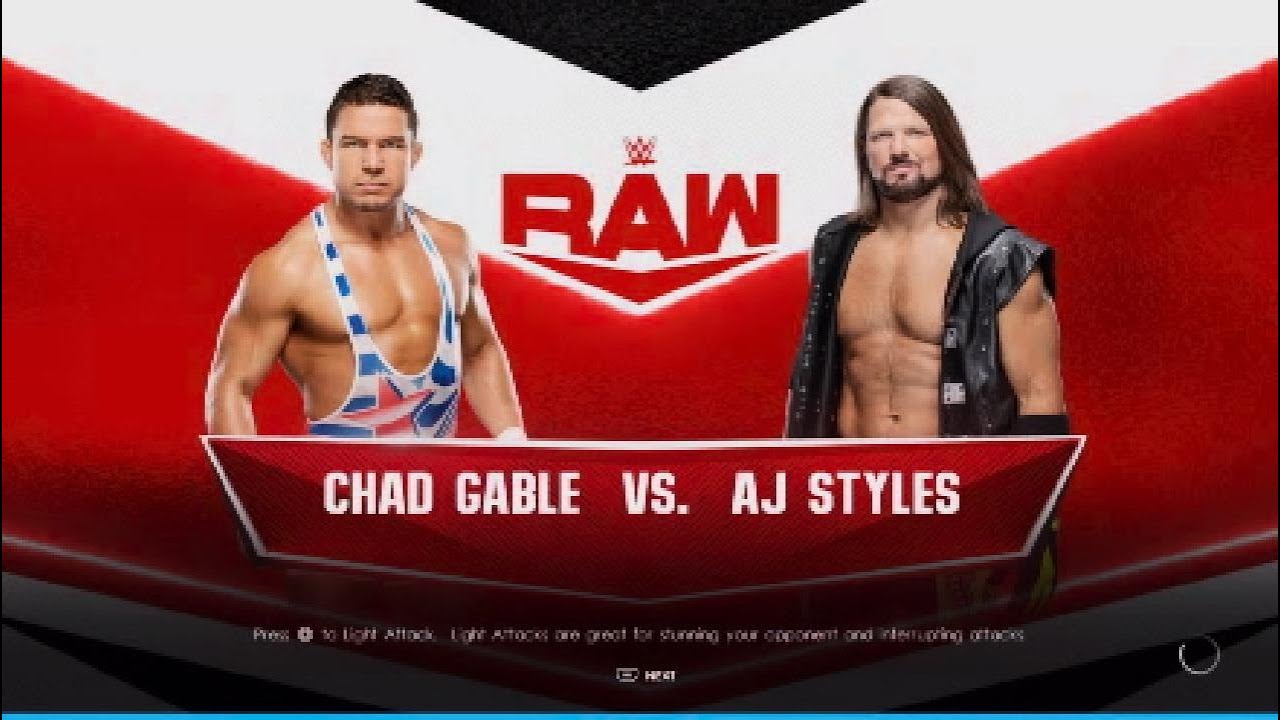WWE 2K22 | Chad Gable vs AJ Styles - YouTube