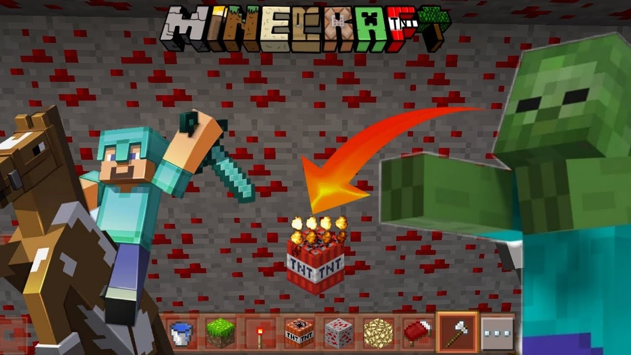 Minecraft New Game | New Single Room Is TNT Bomb 💣 Blast For Enemy ...