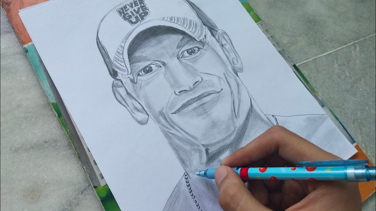 Easy Steps! How to draw John Cena | Step by Step tutorial - YouTube