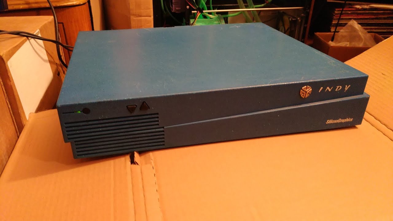 SGI Indy Boot up and tour - YouTube