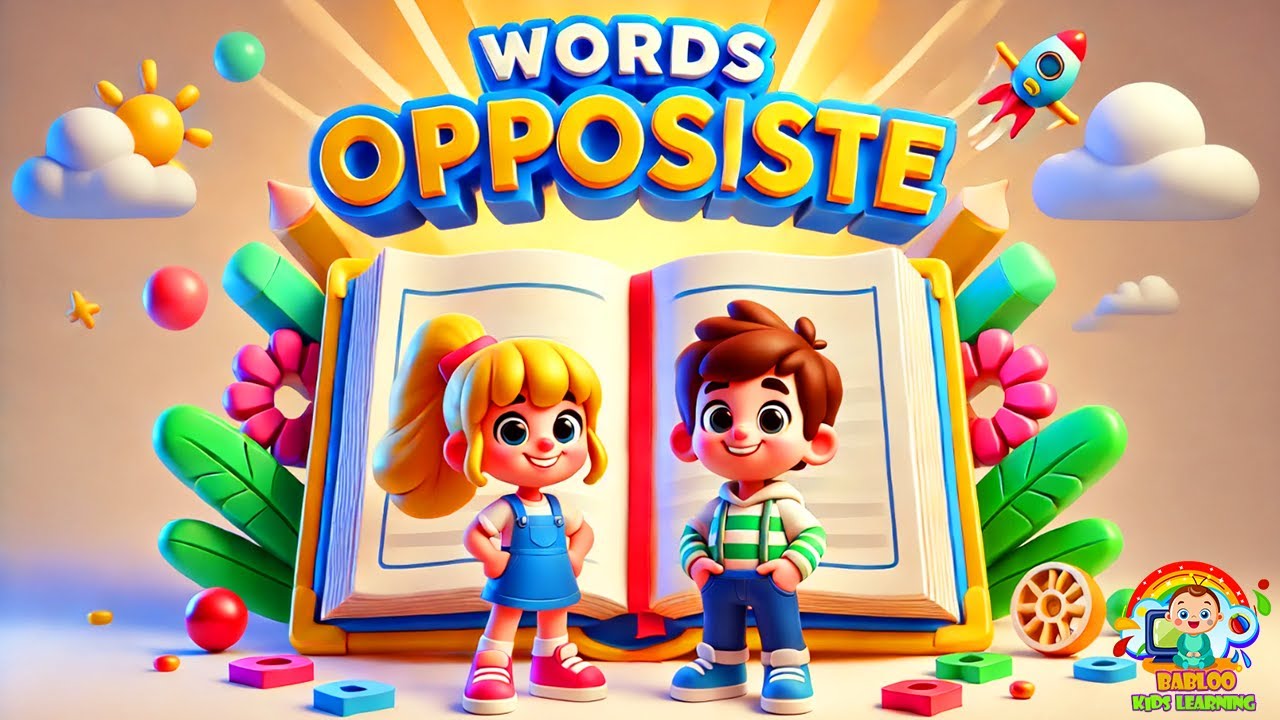 Opposites for Kids! 🔴 Learn the Difference with Fun Examples | ABCs ...