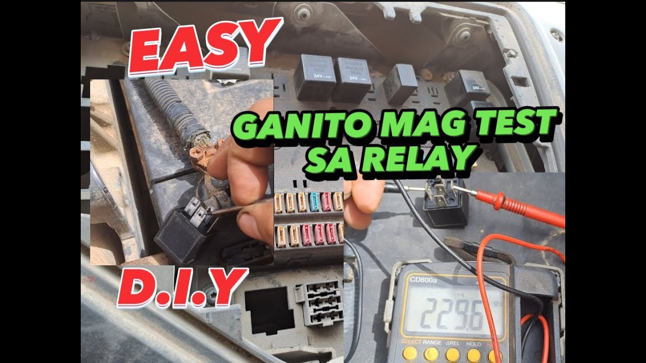 How to test Relay | D.I.Y | Ito ang paraan mag test sa relay # ...