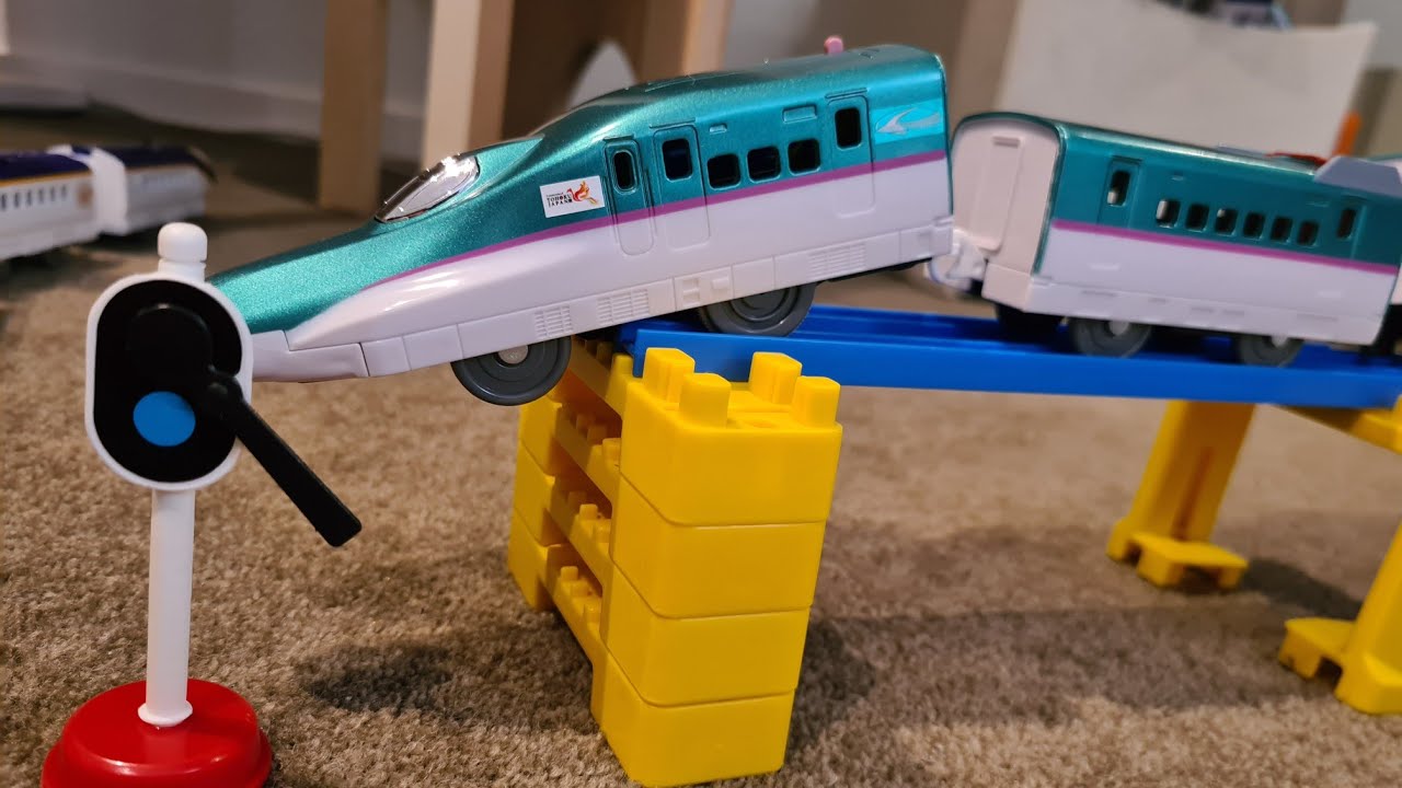 Plarail Train Farthest Competition - YouTube