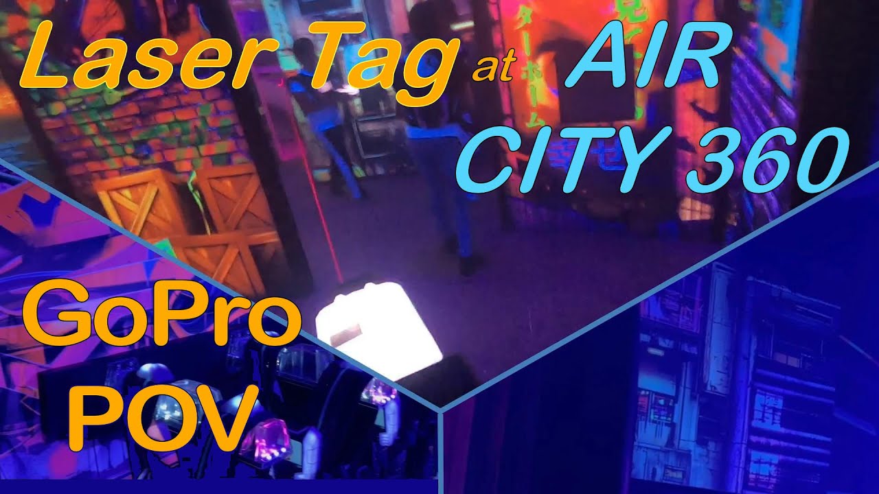 Laser Tag at Air City 360 New Berlin Wisconsin GoPro POV - YouTube