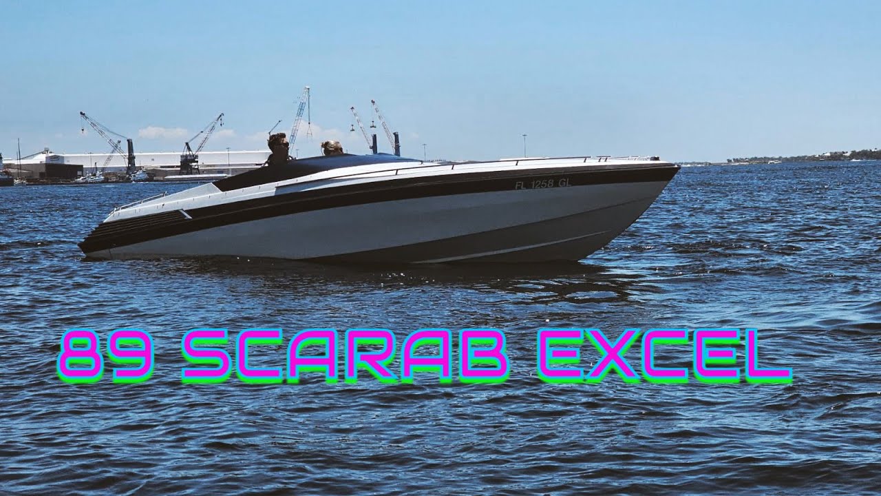 Our NEW 1989 Scarab Excel 28 Power Boat! - YouTube