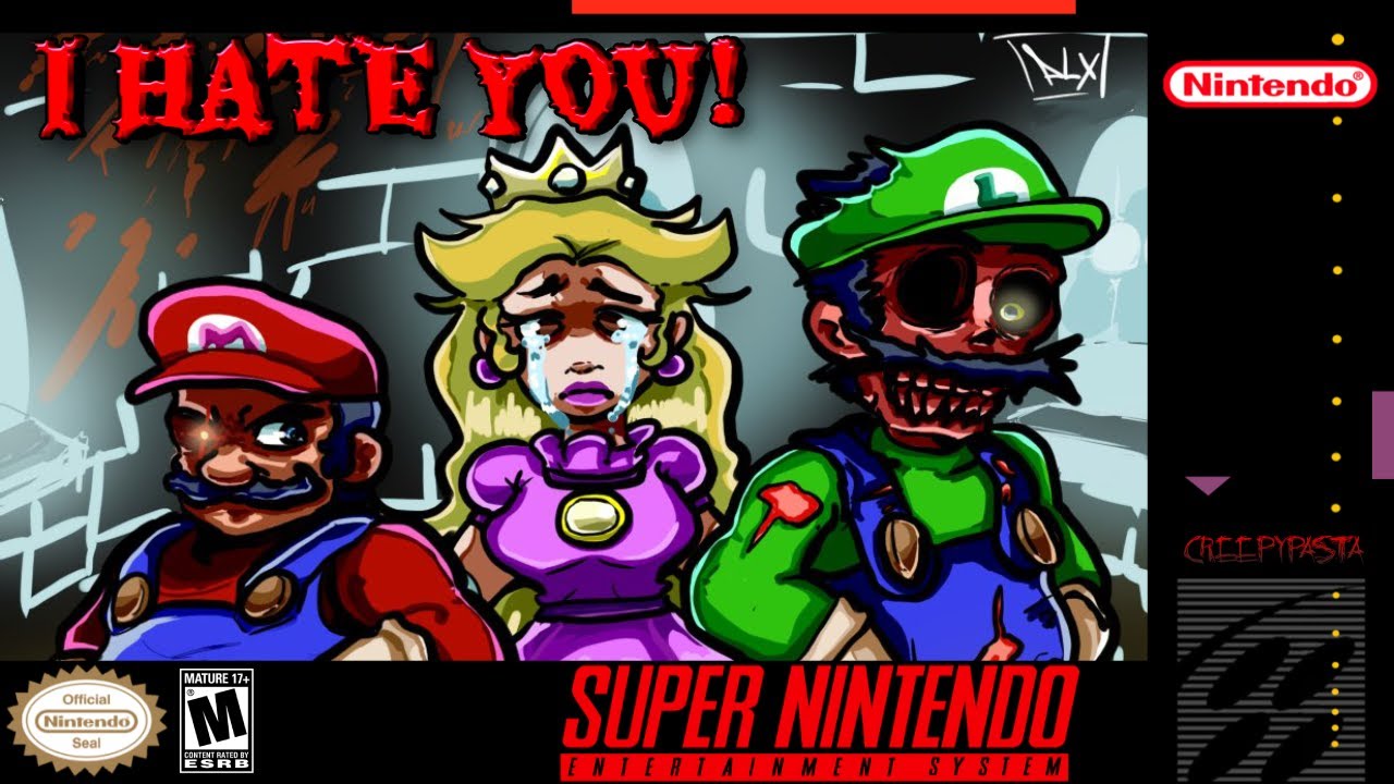 Creepypasta Mario I Hate You