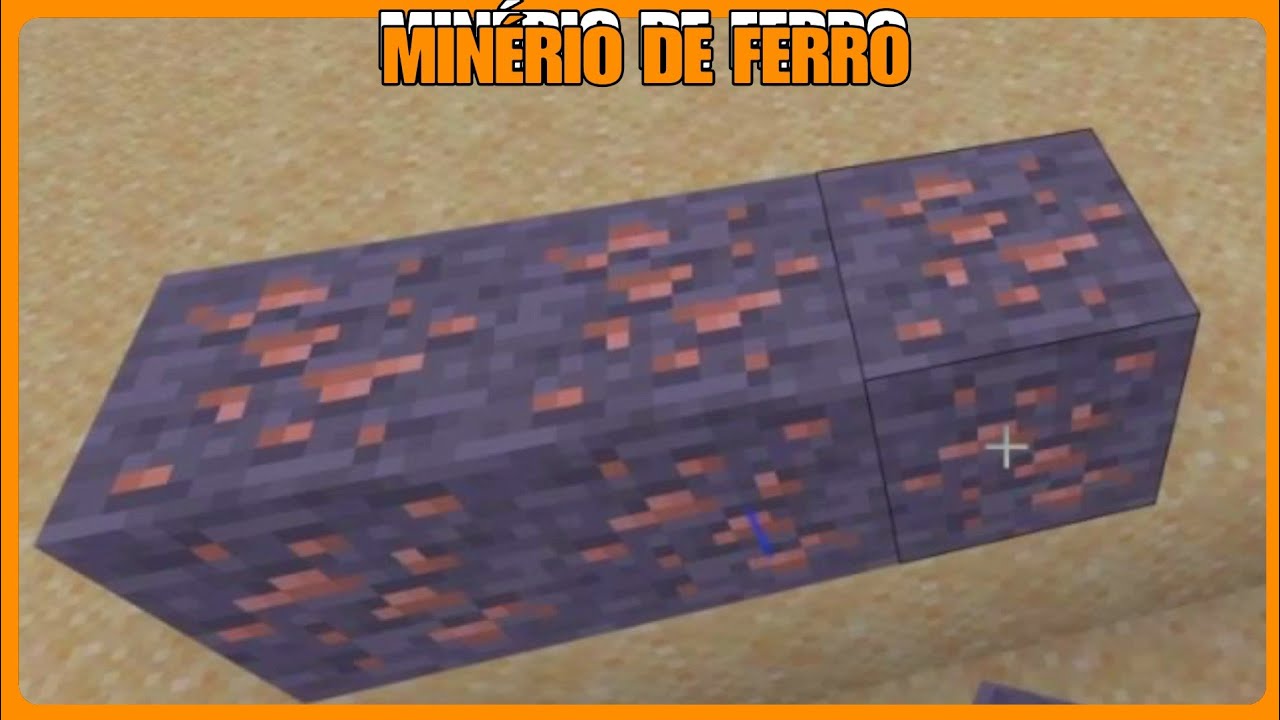 MINECRAFT FIZ UMA CASA DE MINÉRIO DE FERRO - YouTube