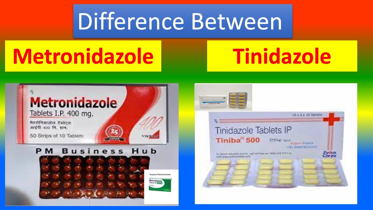 Difference Between Metronidazole and Tinidazole - YouTube