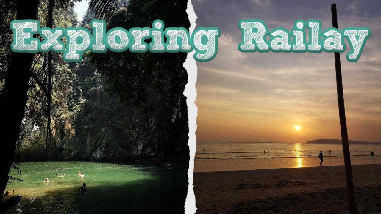 Railay beach! - Hidden lagoon & Lots of climbing - YouTube