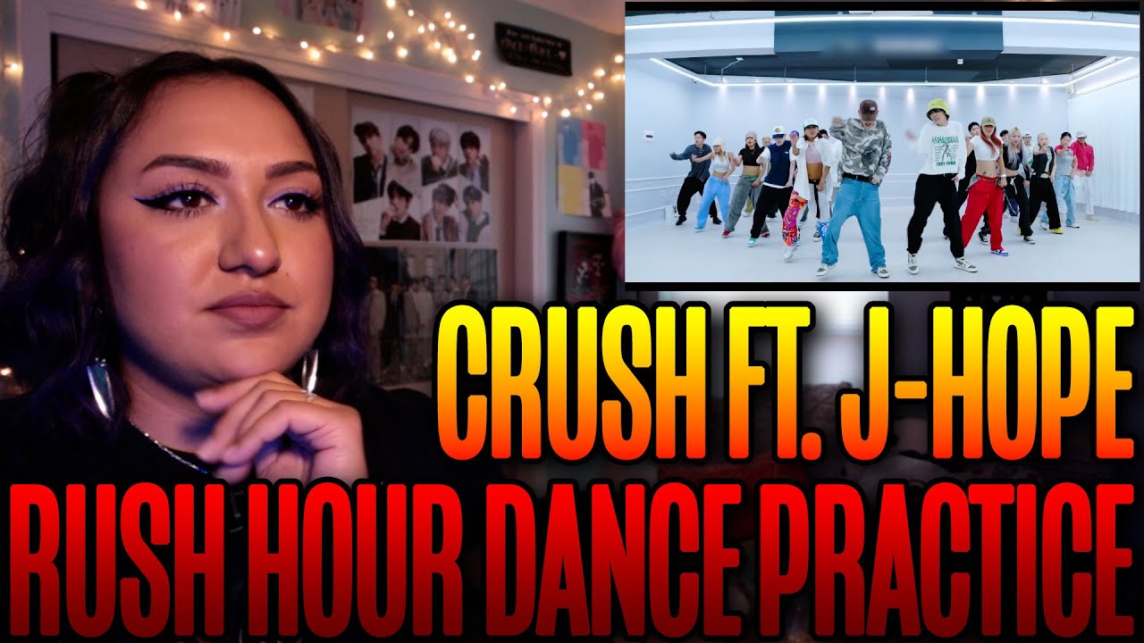 Crush (크러쉬) - 'Rush Hour (Feat. j-hope of BTS)' Dance Practice Reaction ...