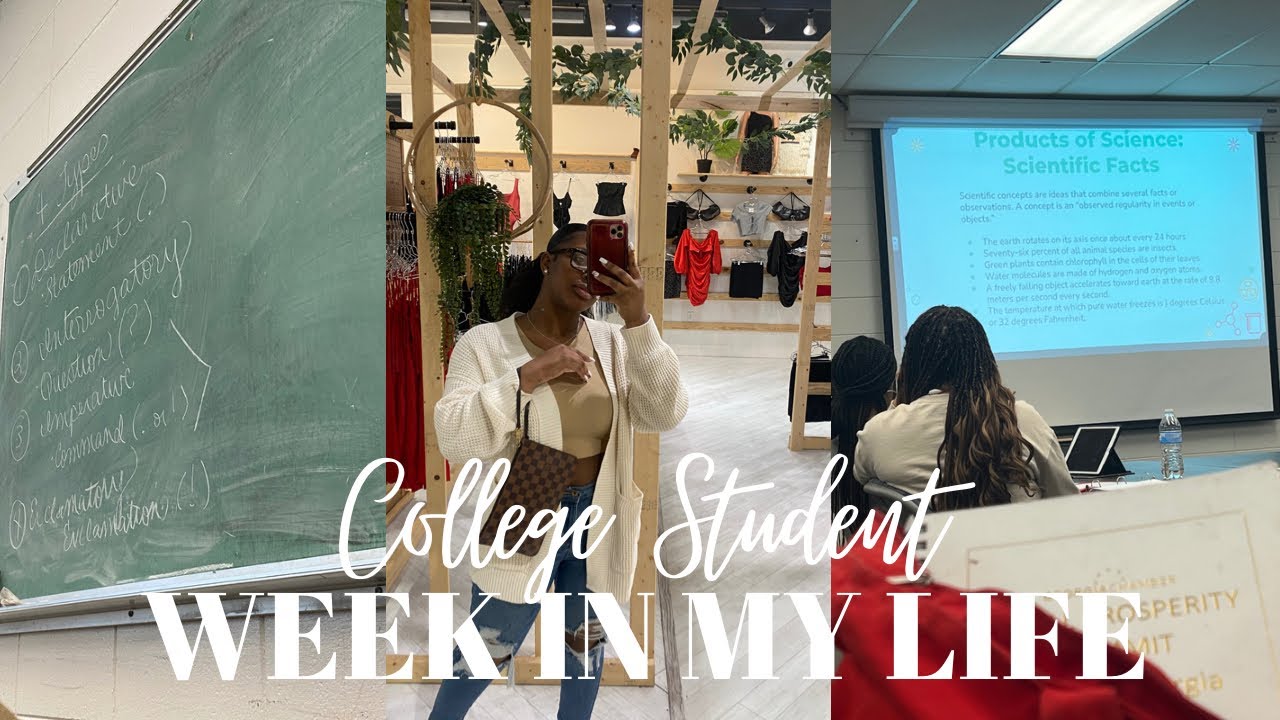 VLOG: College Week In My Life | class, campus life + studying - YouTube