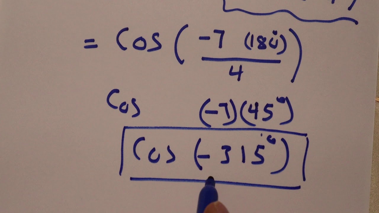 11) ( Pre-Calculus) Evaluate Trig ratio of an angle in radiant - YouTube
