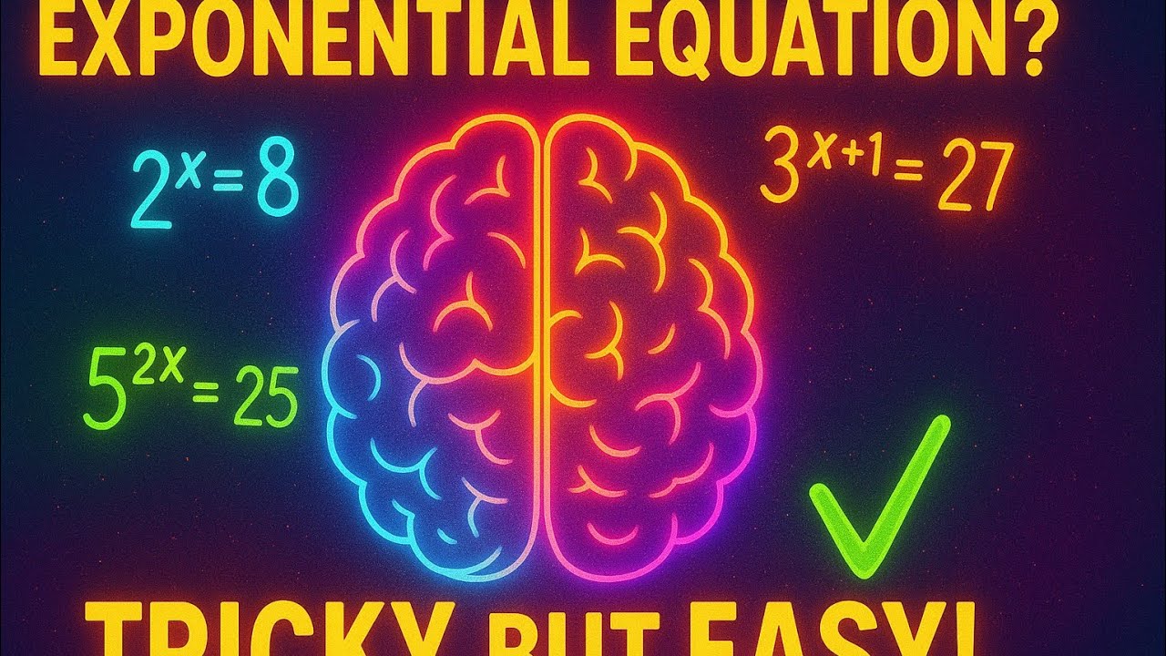 Exponential Equations Made Easy! | Tricky Questions Solved Step-by-Step ...