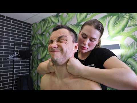 The Queen of the Gym | ASMR strong sports massage by Anna