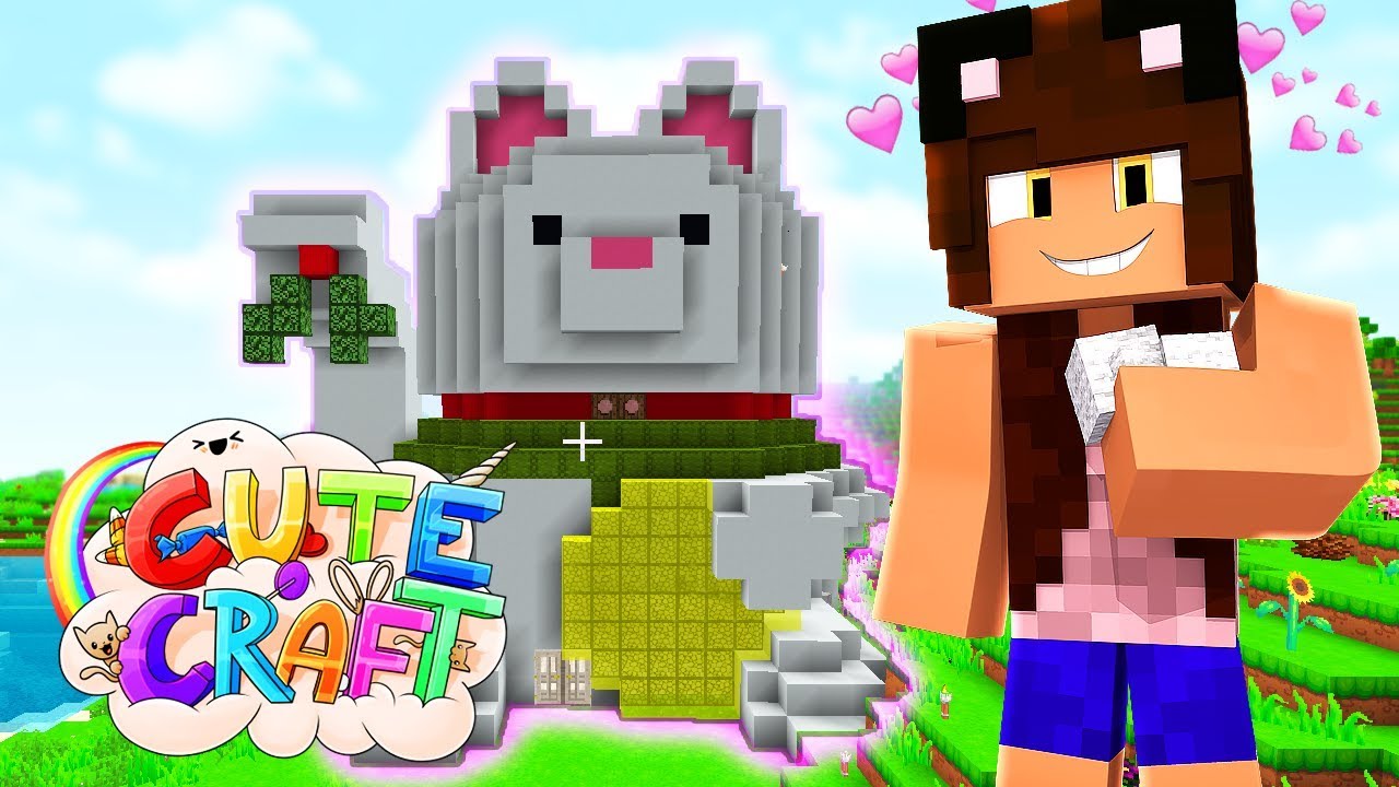 DECORATING MY KITTY HOUSE 🐱 | Minecraft CuteCraft - YouTube