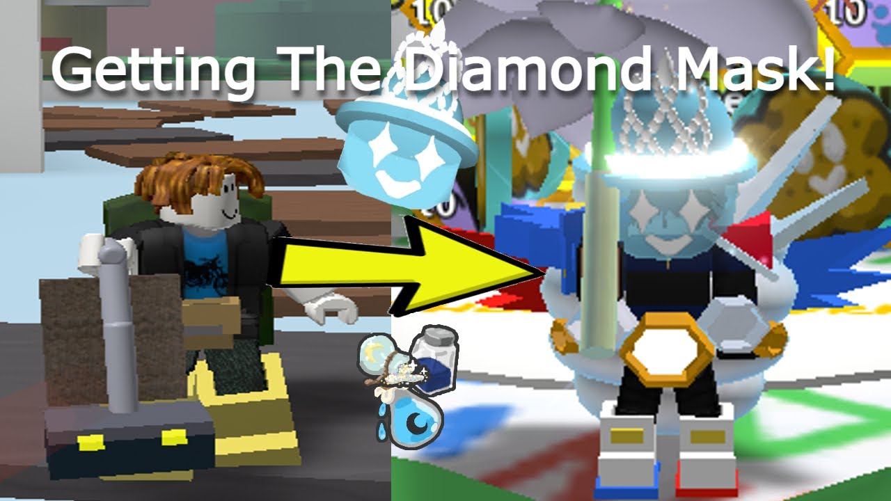 Getting The Diamond Mask! | Roblox BSS - YouTube