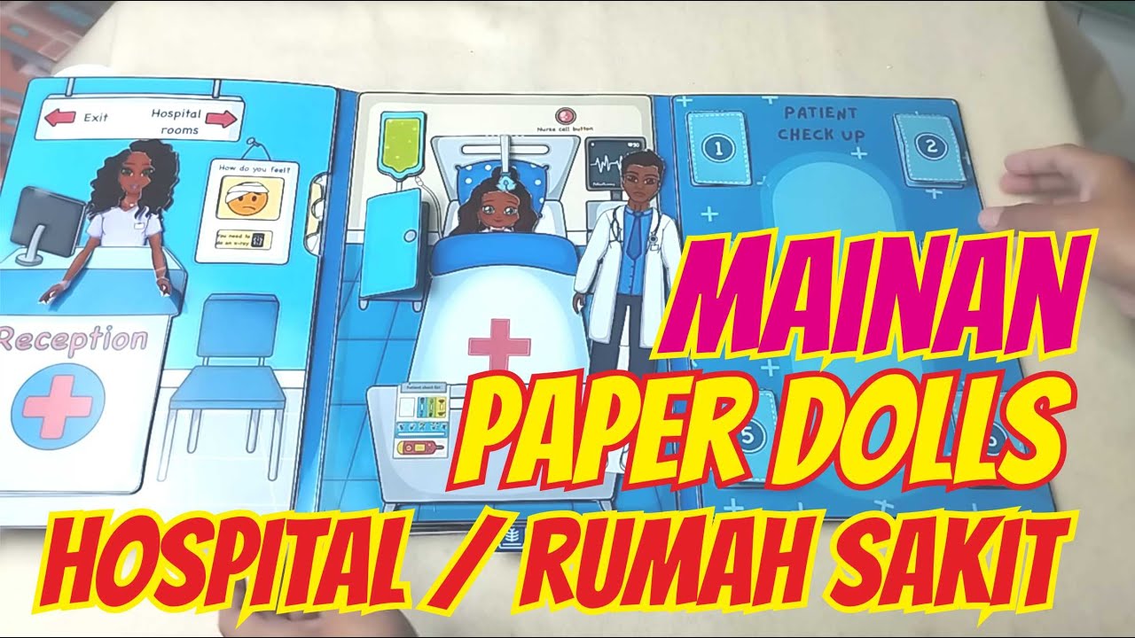Full Video Paper dolls Hospital mainan edukasi interaktif rumah sakit ...