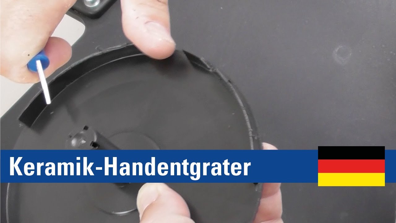 Handentgrater Keramik | Anwendungsvideo - YouTube