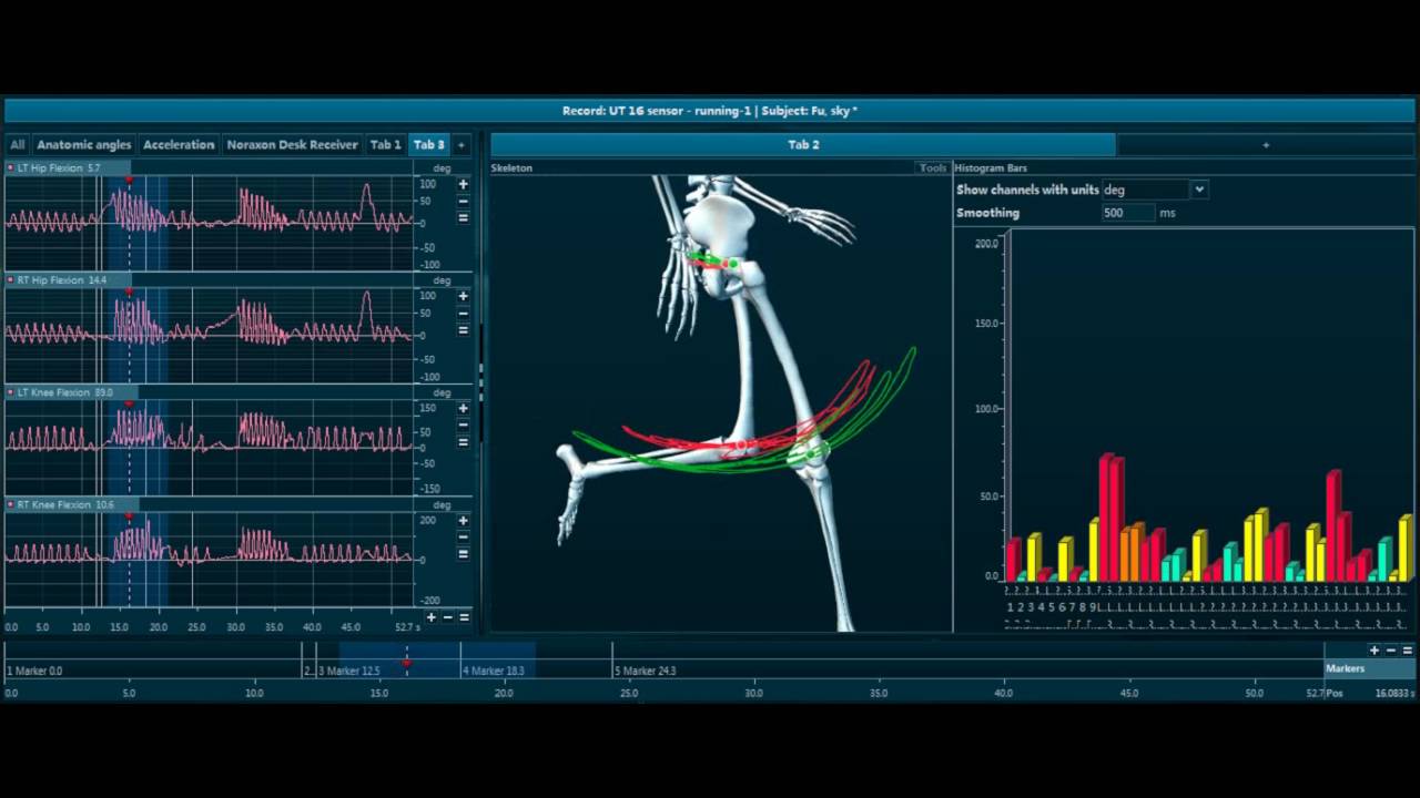 MyoMotion 跑步動作分析 002 - YouTube