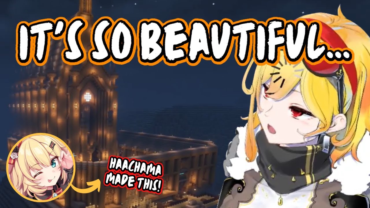 Haachama's Minecraft Builds Leaves Kaela Speechless - YouTube