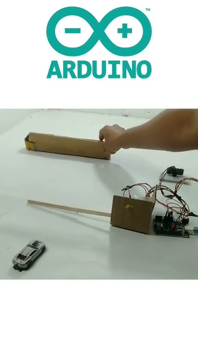 Prototipe palang kereta otomatis dengan arduino - YouTube
