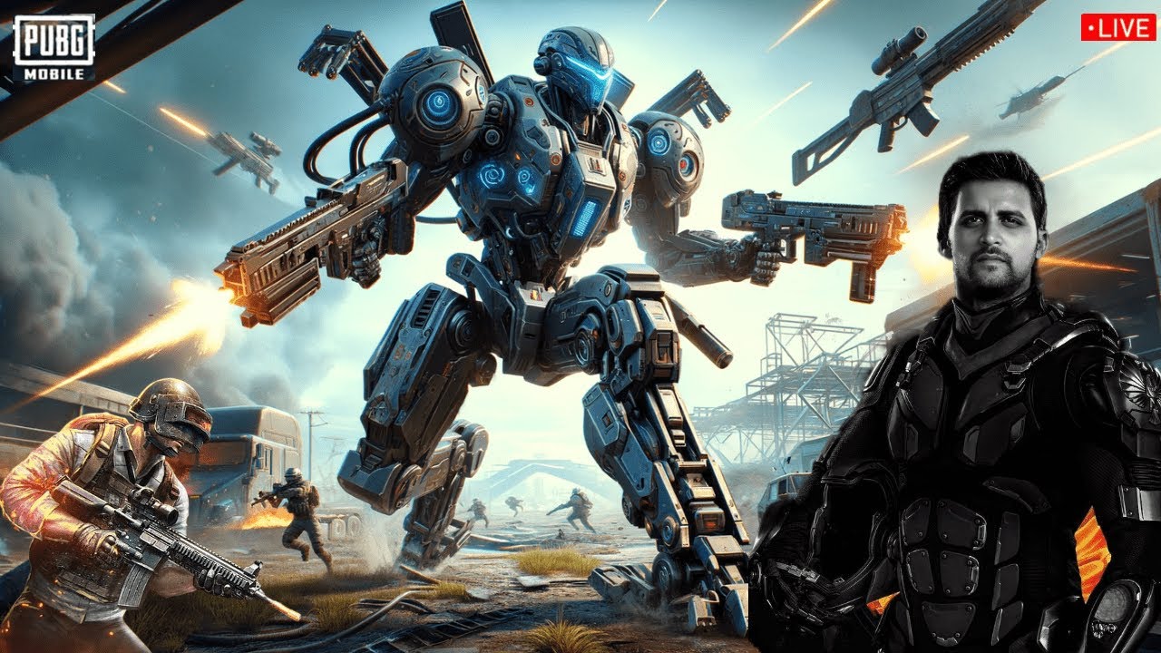 🔴LIVE- MECHA ACTION GAMEPLAY!🔥STRONGEST SQUAD🙋‍♂️With Insane Robots ...