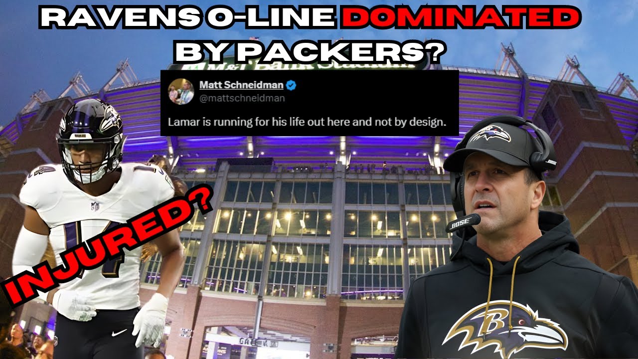 🚨 RAVENS O-LINE DOMINATED BY PACKERS? | BALTIMORE RAVENS JOINT PRACTICE ...