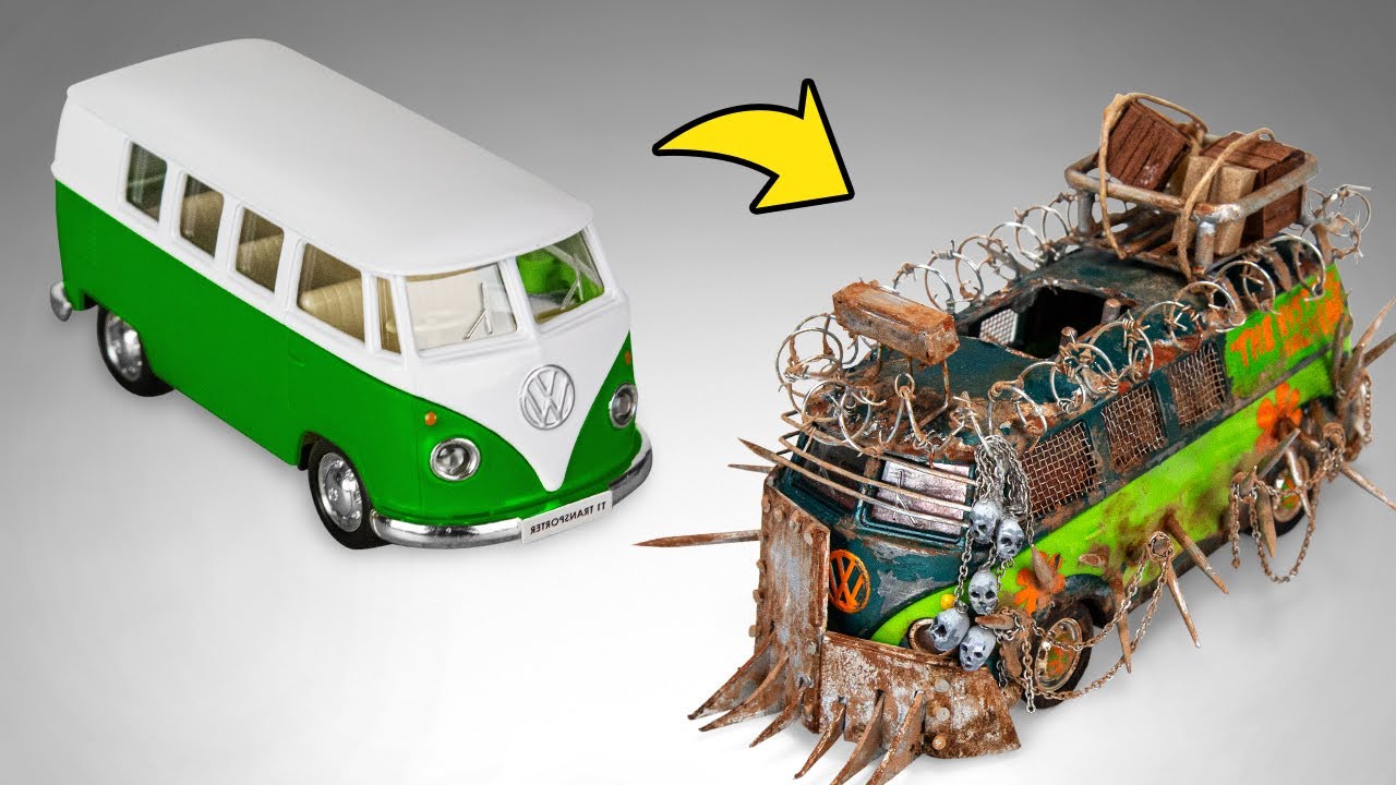 Transforming a Mystery Machine into a Post-Apocalyptic Car - YouTube