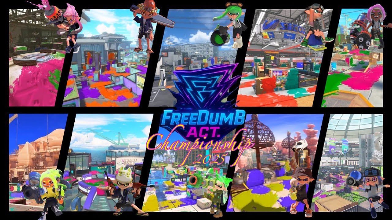 【スプラトゥーン3】FreeDumb Championship2025 実況・解説配信 - YouTube