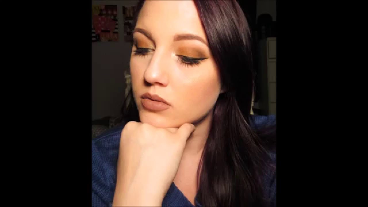 Warm Smokey Eye - Full Face Tutorial - YouTube