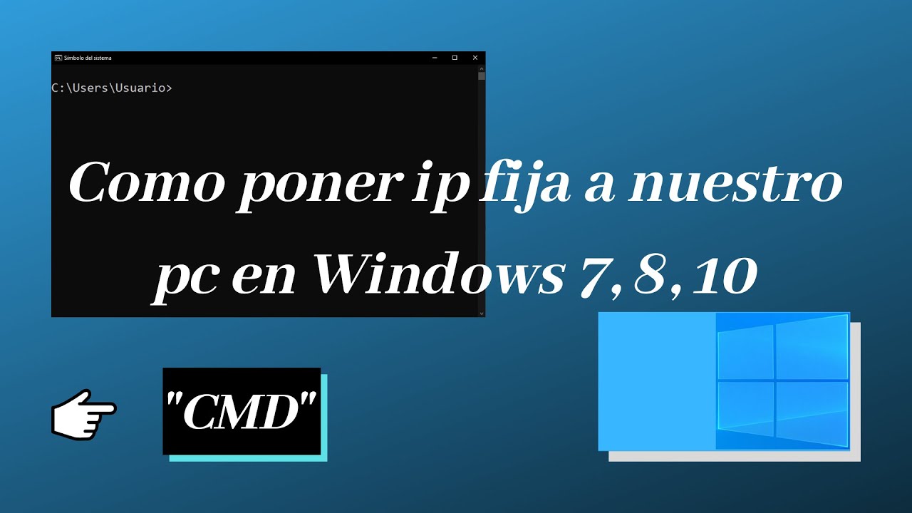 Como poner una ip fija a nuestro pc en Windows 10 - YouTube
