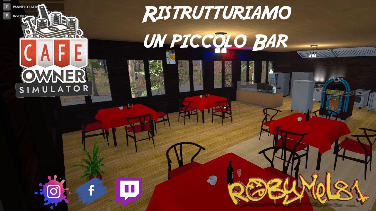 Ristrutturiamo un piccolo Bar ☕ Cafe Owner Simulator ★ ITA ★ 05 - YouTube