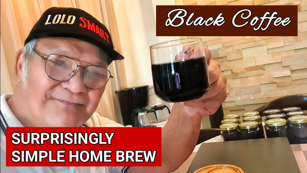 HOW TO BREW BLACK COFFEE AT HOME - YouTube