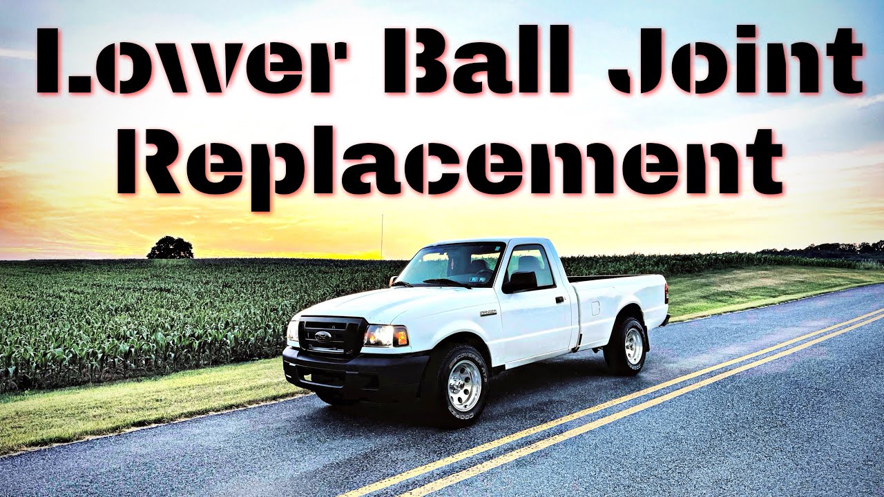Ford Ranger Lower Ball Joint Replacement - YouTube