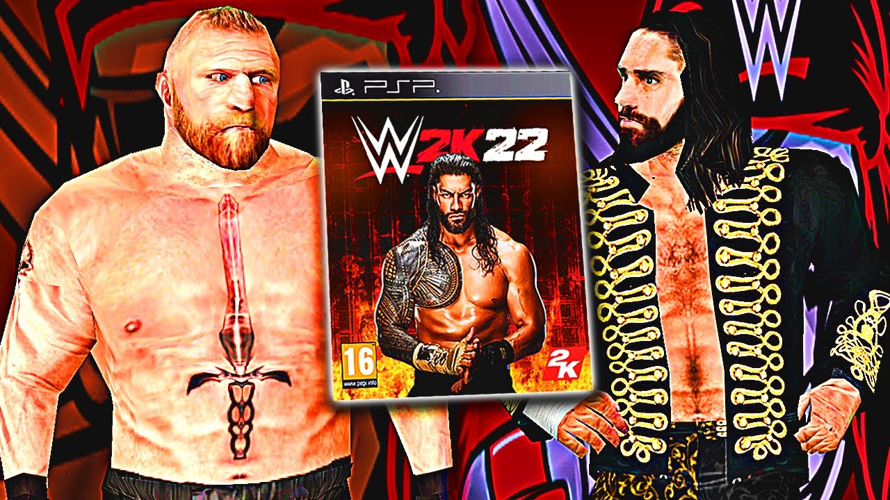 WWE 2K22 DE PSP! O MELHOR LANÇADO! ATUALMENTE! NOVAS TEXTURAS EM HD ...