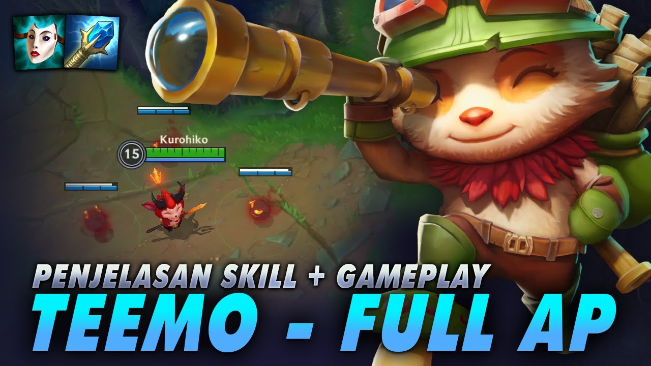 Little Devil Teemo - Coba Build Full AP / Magic Damage Teemo - Wild ...