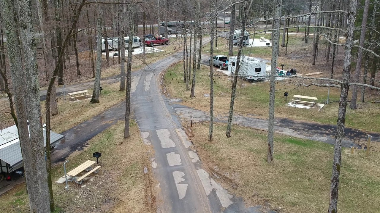 Chickasaw State Park RV campground - YouTube