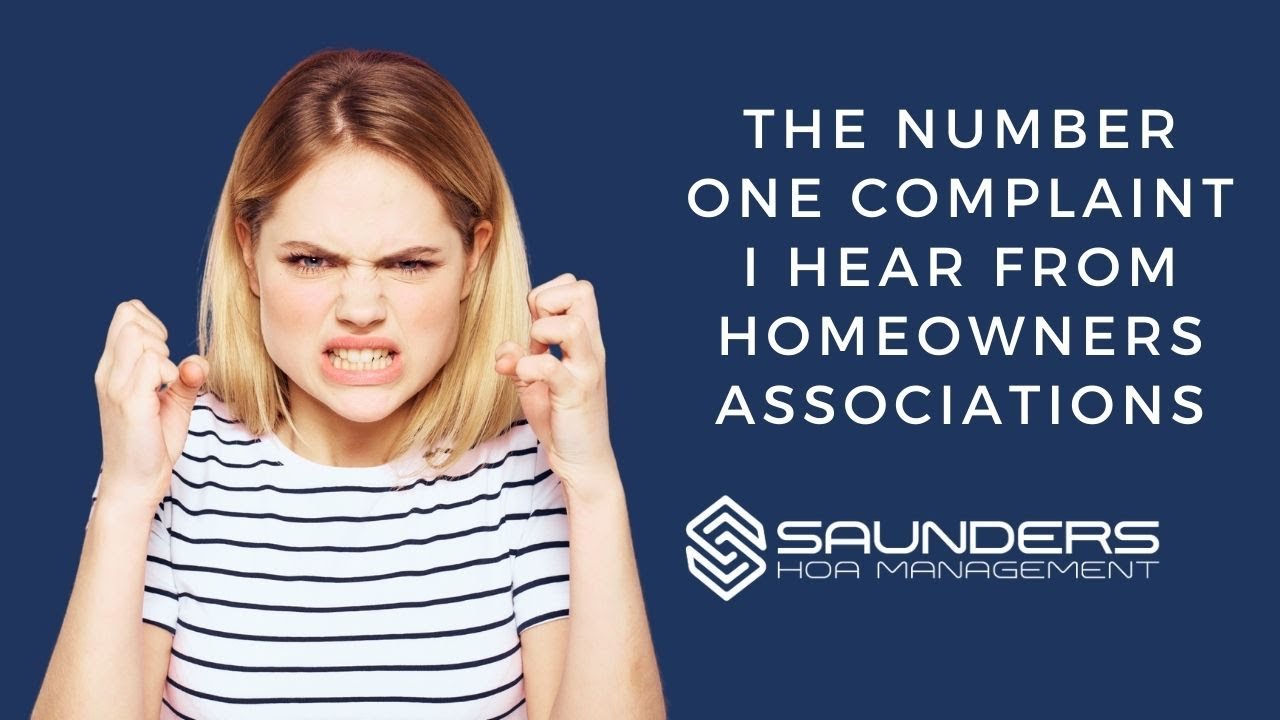 Number 1 complaint I hear from HOAs - YouTube