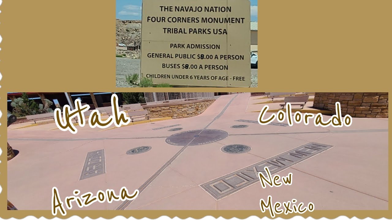 Drive to Four Corners Monument, be in 4 States - YouTube