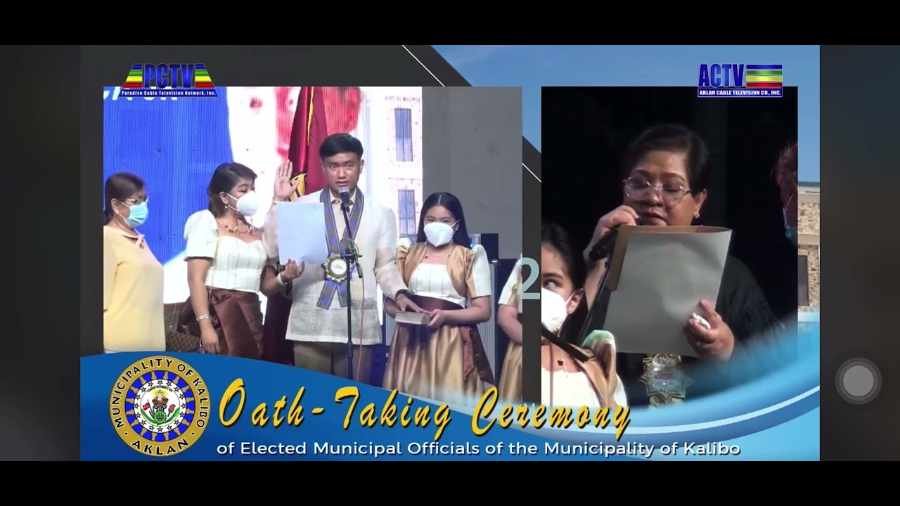 2022 Oath Taking Newly Elected Officials | Andagao, Kalibo SB Member ...