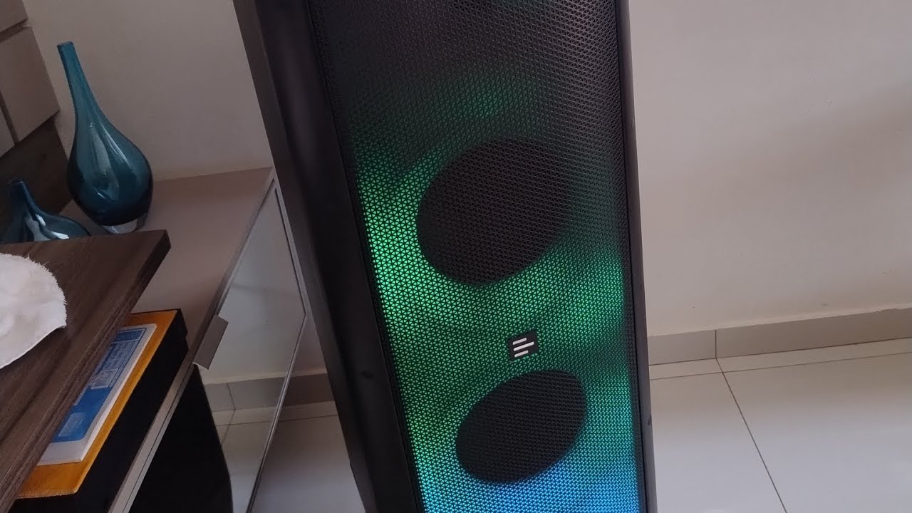 PULSE FLAMEBOX DJ 5000 RMS Tocando Akon - YouTube