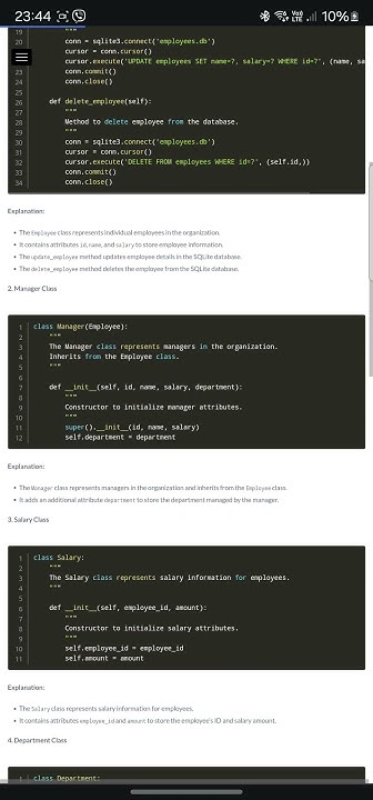 Advanced Employee Management App with MySql for Python https://devtechtutor.com - YouTube
