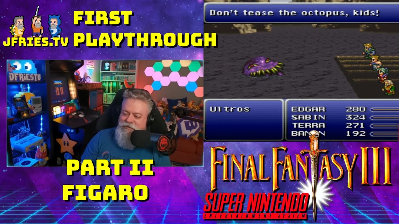 Final Fantasy III (VI) - Part II - Figaro - YouTube