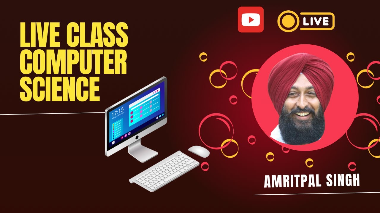LIVE Class 10th || 16-09-2025 Time 6:00 PM || Computer Science - YouTube