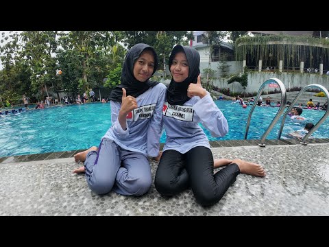 KESERUAN NENG PUTRI DAN NENG KAILA GADIS DESA KETIKA BERENANG DIKOLAM RENANG@SahabatUrangDesa 