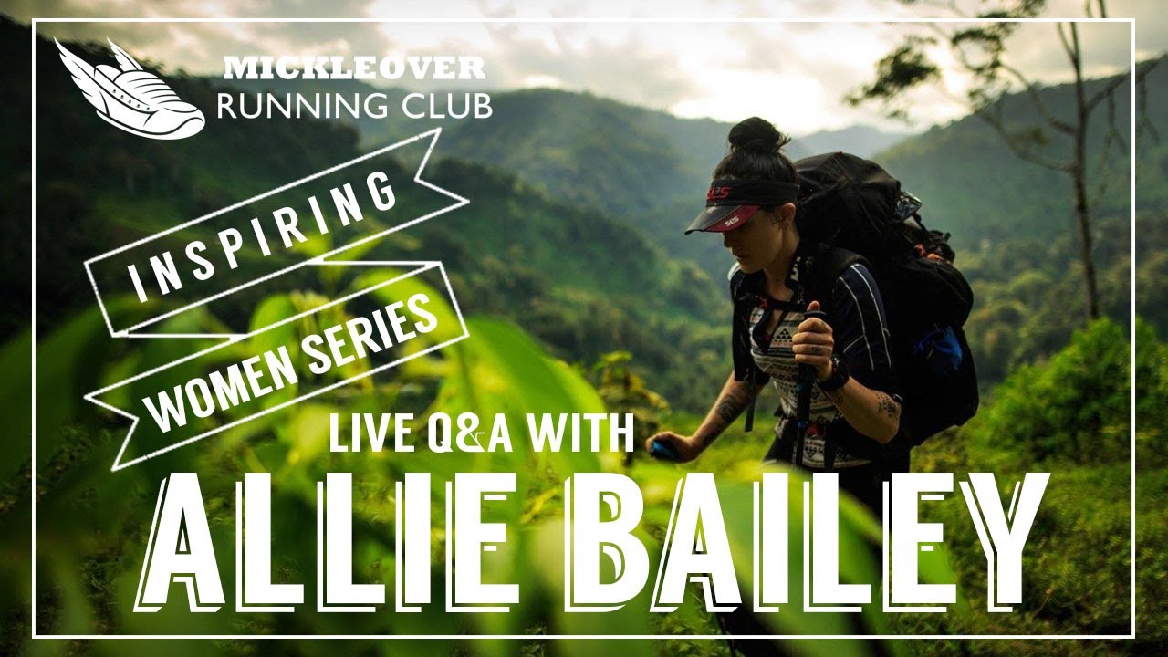 Ultra Runner Allie Bailey Q&A with Mickleover Running Club - YouTube