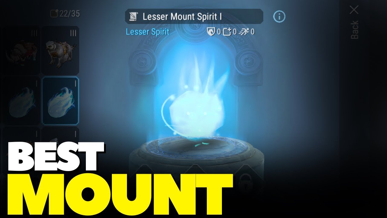 ALL YOU NEED TO KNOW ABOUT THE MOUNT SPIRIT in Frostborn - YouTube