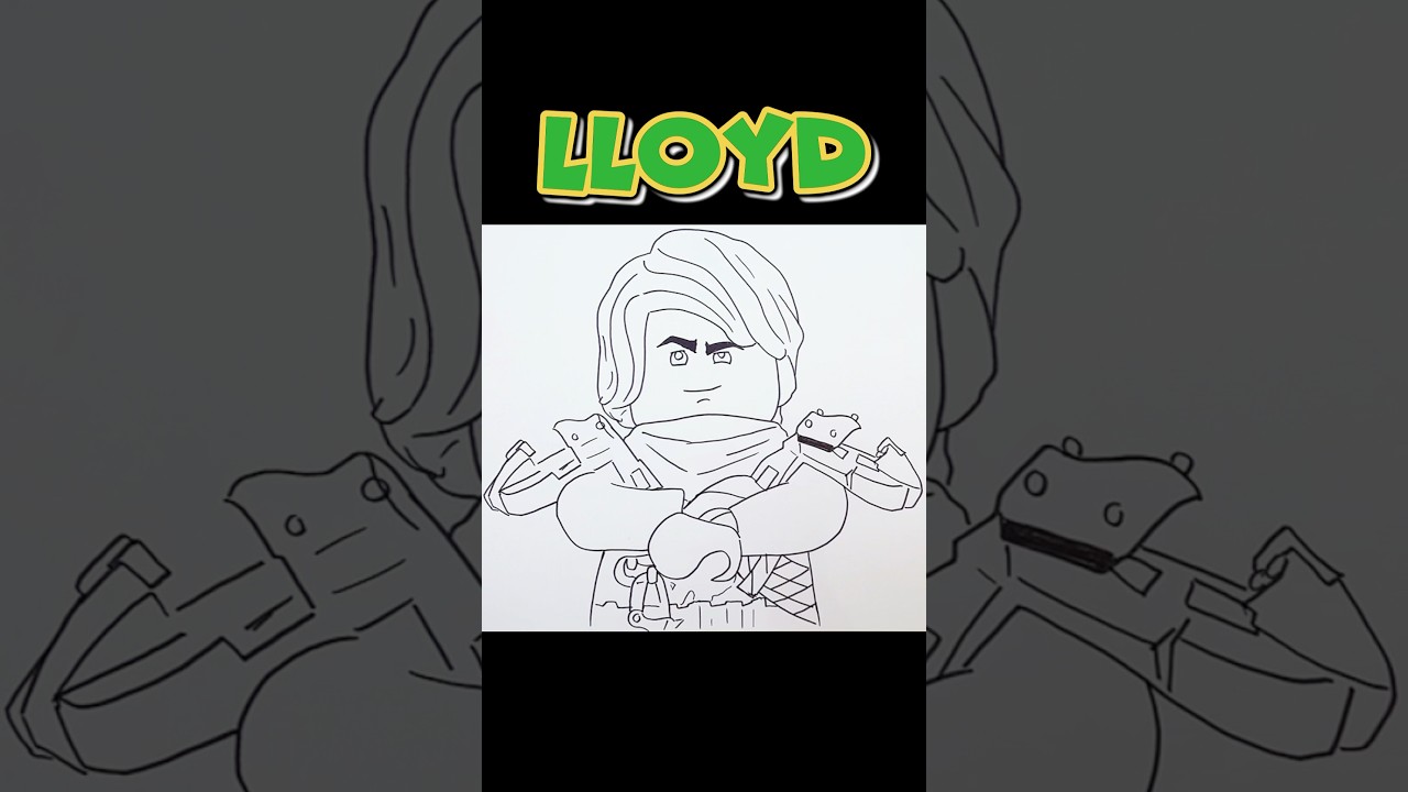 How To Draw Ninjago Lloyd Easy