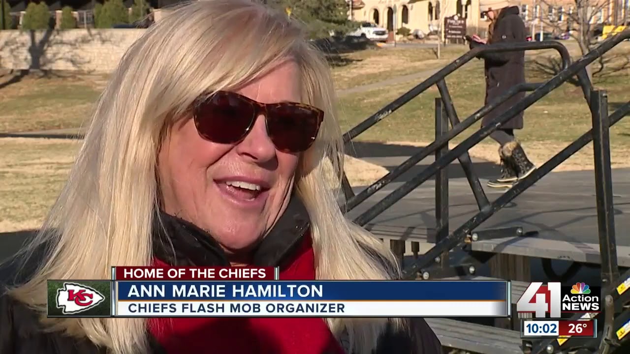 Fan-led effort turns into Chiefs pep rally - YouTube